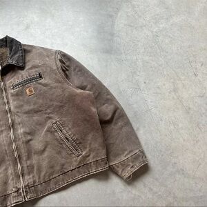Carhartt | Jackets & Coats | Vintage Carhartt Detroit Jacket J97 Cht Blanket Lined Faded ...